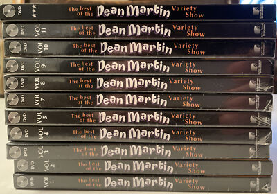 THE BEST OF THE DEAN MARTIN VARIETY SHOW 11 DVD SET, 11 VOLUMES, NEW ...
