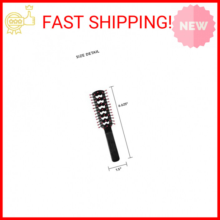 Cricket Static Free Mini Fast Flo Vent Hair Brush for Travel, Blow ...