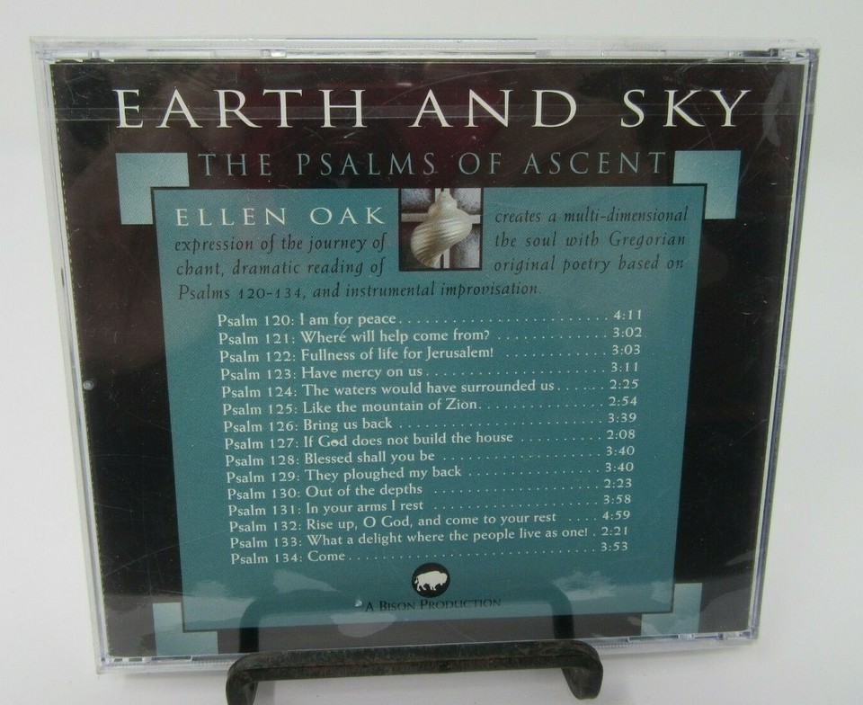 ELLEN OAK: EARTH & SKY - THE PSALMS OF ASCENT MUSIC CD, GREGORIAN CHANT ...