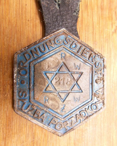jewish badge, Jewish Auxiliary Police (Ordnungsdienst) in Warsaw, WWII ...