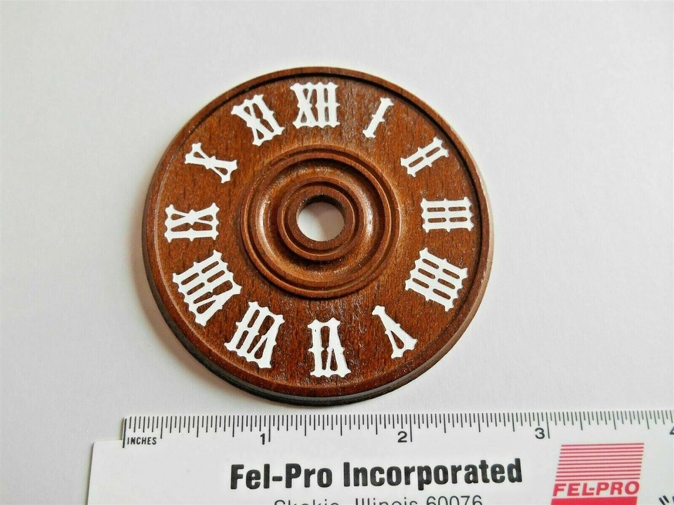 WOOD CUCKOO CLOCK DIAL 5 DIFFERENT DIAMETER'S +12 mm NUMERAL SET | eBay