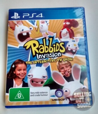 Rabbids Invasion (Sony PS4) *NEW *SEALED *RARE OZI Game The Interactive ...