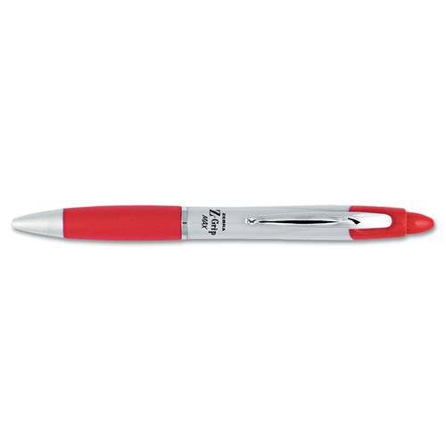 Zebra Z-Grip MAX Ballpoint Retractable Pen Red Ink Medium Dozen 22430 ...