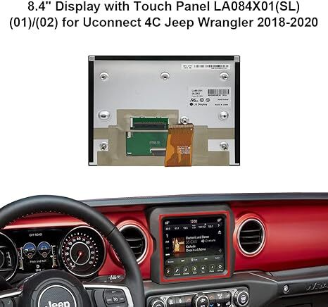 "2018-2023 Dodge RAM 1500 2500 3500 4500 8.4"" Uconnect LCD Monitor ...