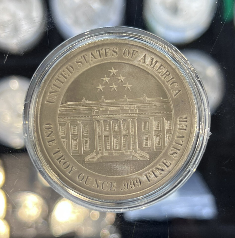 *NEW* 1 Oz Silver Trump “WANTED” for A Second Term mug Shot In Capsule ...