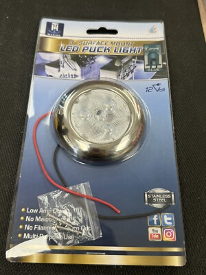 T-H Marine Led Puck Light Ss 3In Blue LED51828DP | eBay