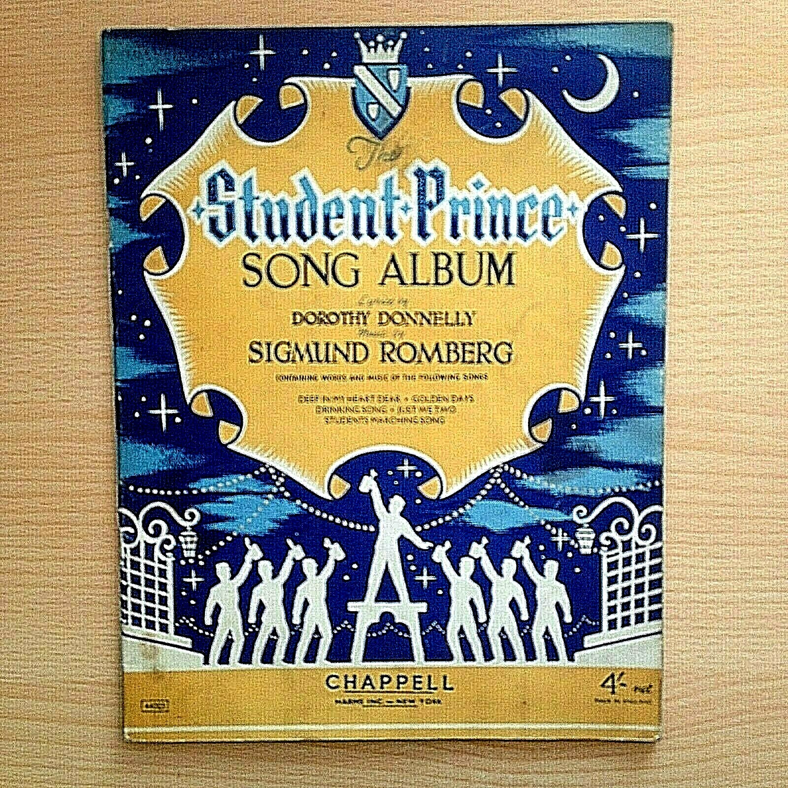 THE STUDENT PRINCE SONG ALBUM PIANO SHEET MUSIC BOOK & LYRICS OPERA ...