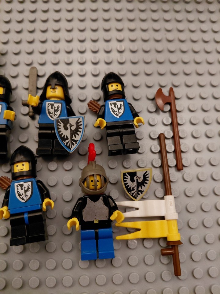 Lego Vintage Black Falcon Castle Knights Minifigures X5 Bundle | eBay UK