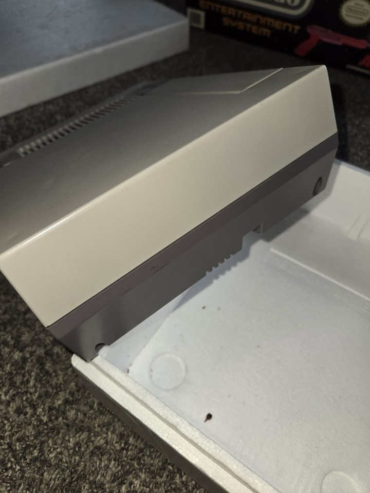 Nintendo NES Action Set CIB Rare Early Model Complete in Box With Manuals | eBay