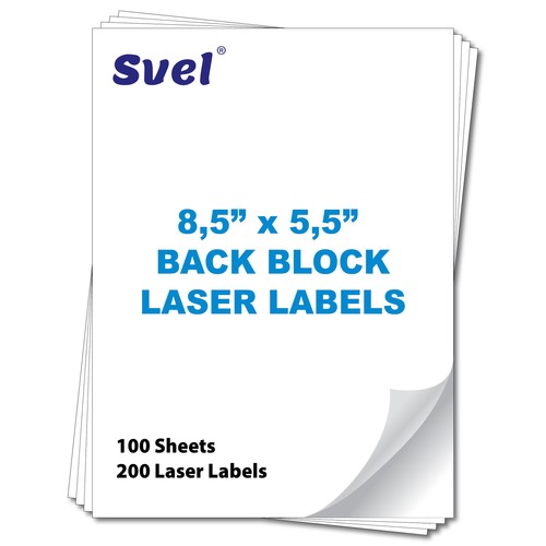 High-Opacity Blockout Shipping Labels – Half Sheet 5.5" x 8.5" – Cover ...