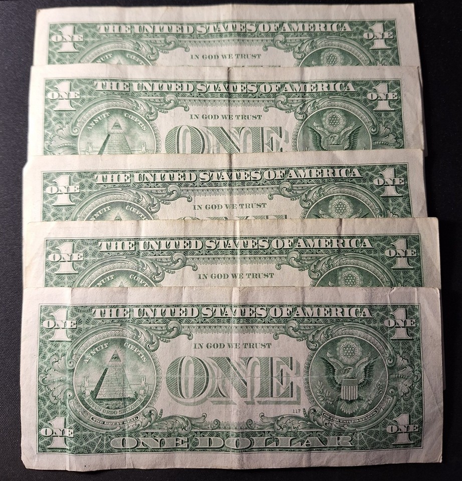 (5) 2013B $1 Star Notes. Not In Duplicate Range. | eBay