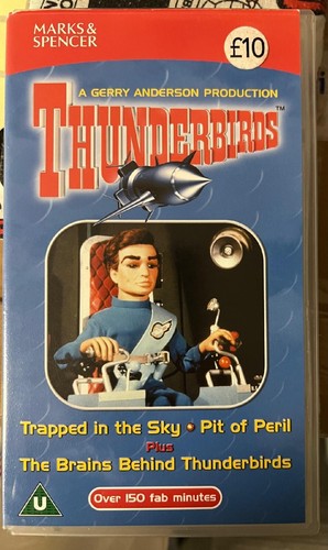 Thunderbirds The Brains Behind Thunderbirds & 2 episodes VHS Gerry ...