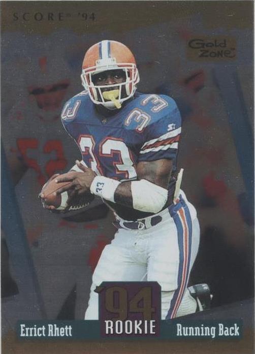 1994 Score - Errict Rhett #287 Gold Zone (RC) for sale online | eBay