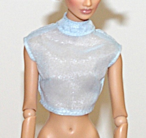 Integrity Toys Imogen Lennox Baby Blue NU FACE Doll Chiffon Top Shirt ...