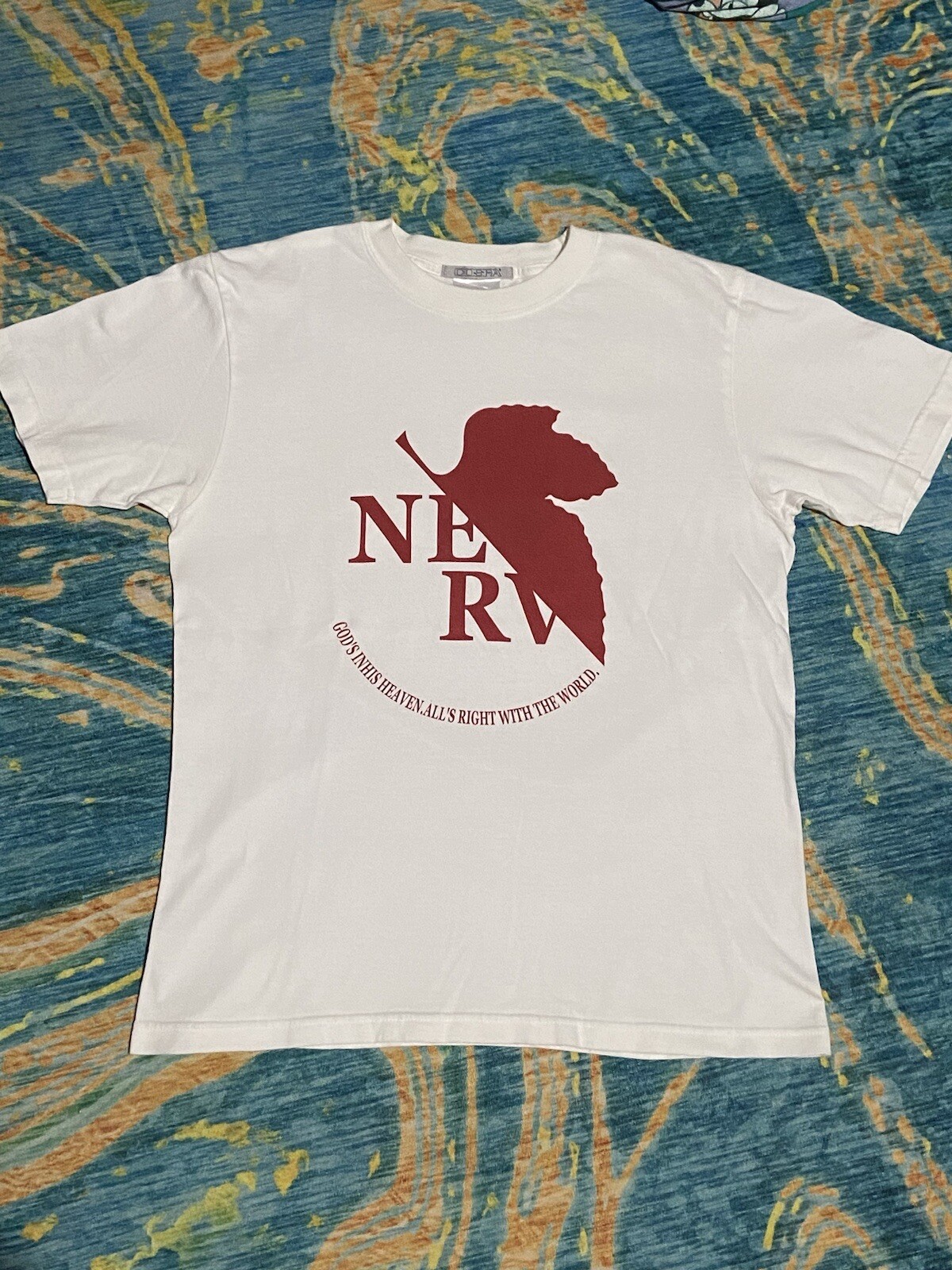 Anime Nerv Neon Genesis Evangelion official t shirt s… - Gem