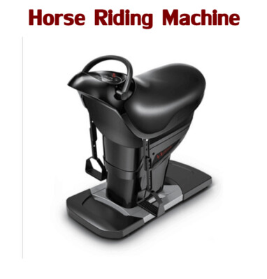 New Upgrated Electric Black Horse Riding Machine for Home Workout ...