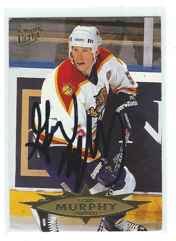 Gord Murphy Signed 1995/96 Fleer Ultra Card #61 | eBay