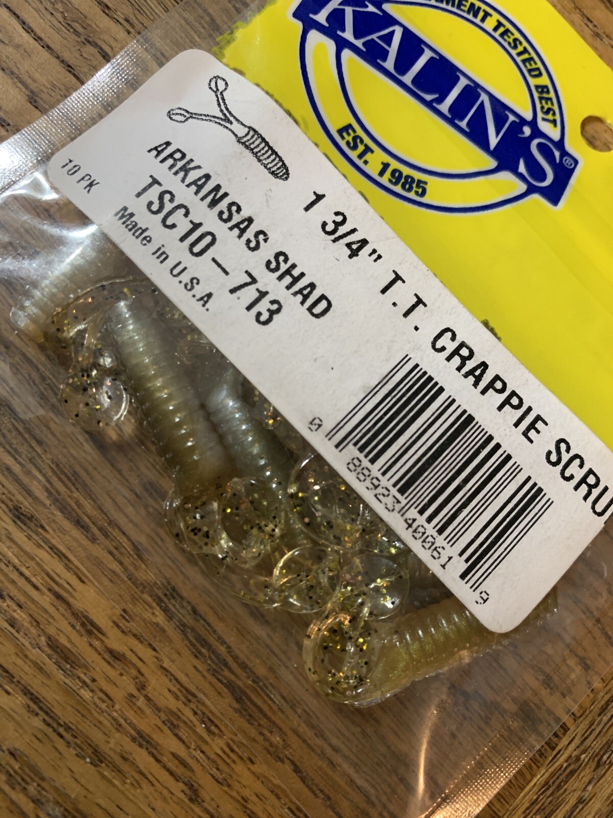 Kalin’s Bait Crappie Scrub Arkansas Shad | eBay
