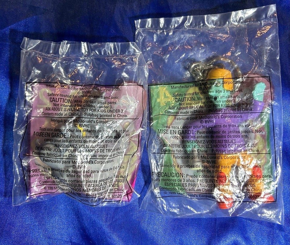 Doug's First Movie McDonalds Skeeter And Porkchop Happy Meal Toys 1999 ...