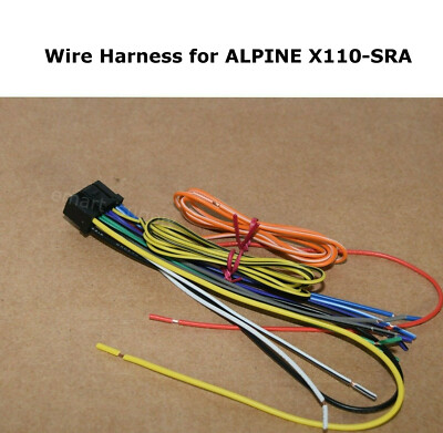 New Wire Harness for ALPINE X110SRA X110-SRA FREE FAST SHIPPING | eBay