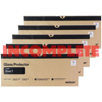 Verizon/Belkin Glass Screen Protectors for Google Pixel 7 - (5-Pack ...