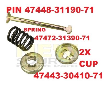 PIN 47448-31190-71 CUP 47443-30410-71 X2 SPRING 47472-31390-71 BRAKE ...