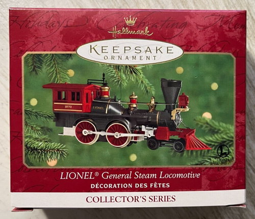2000 Hallmark Ornament General Steam Locomotive Lionel Train Series # 5 ...