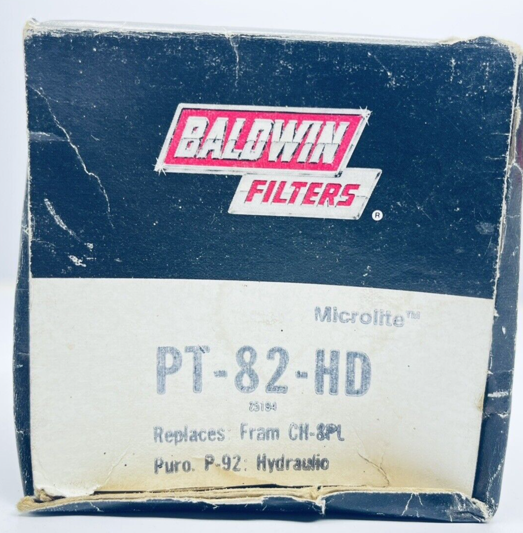 LOT OF 2 UNUSED BALDWIN PT-82-HD HYDRAULIC FILTER ELEMENT | eBay