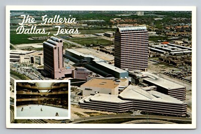 Aerial View The Galleria Dallas Texas Multi View VTG Unposted C.1980 ...