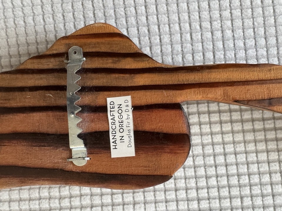 Handcrafted Oregon Wood Wall Art Sculpture Douglas Fir Abstract Mid ...