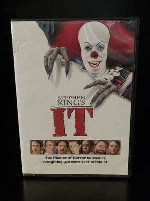 Stephen King's IT 1990 DVD 2010 Pennywise John Ritter Tim Curry pre ...