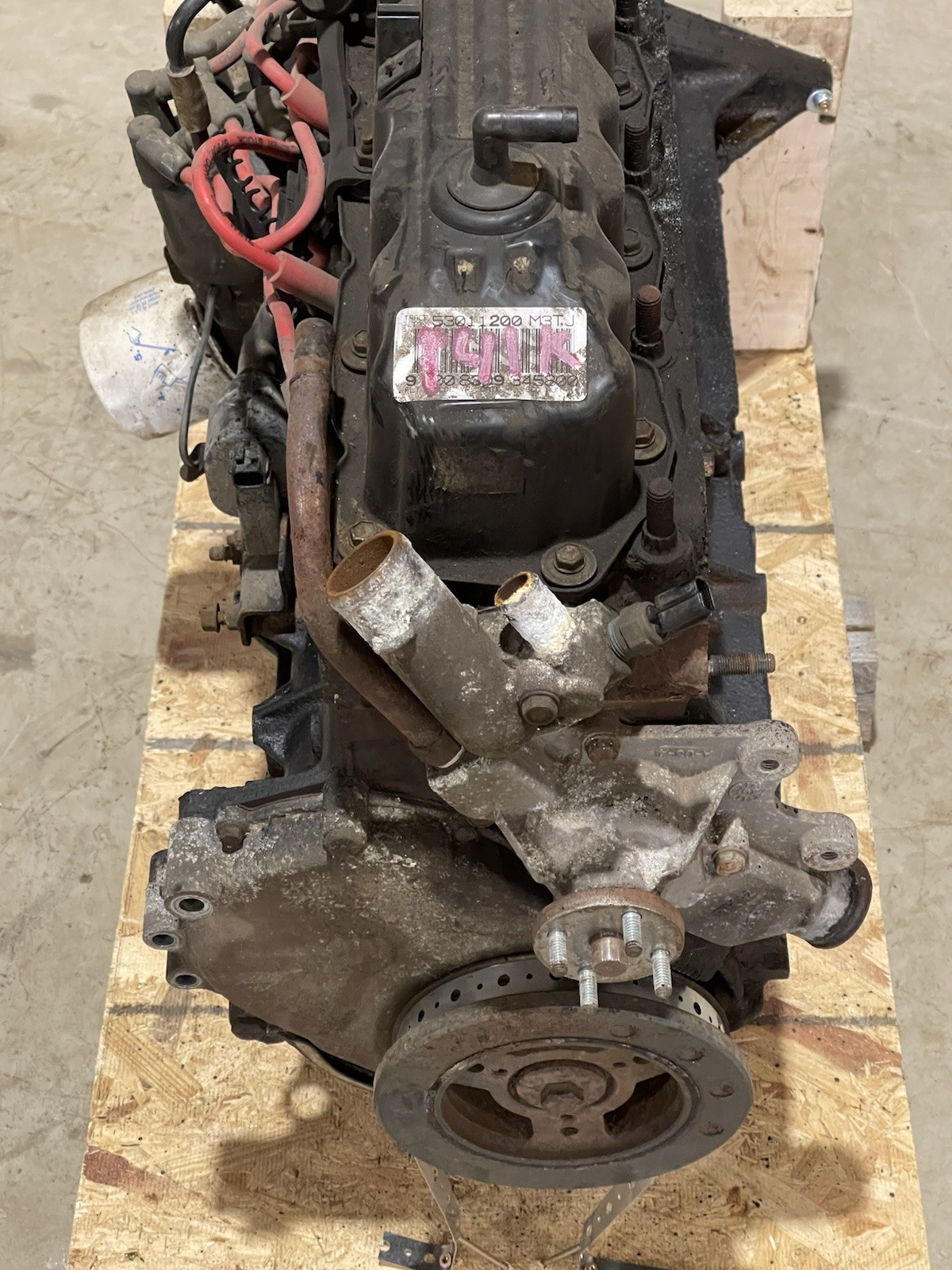 97 98 99 Jeep TJ Wrangler 4.0 6 Cylinder Complete Engine Motor 141K OEM ...
