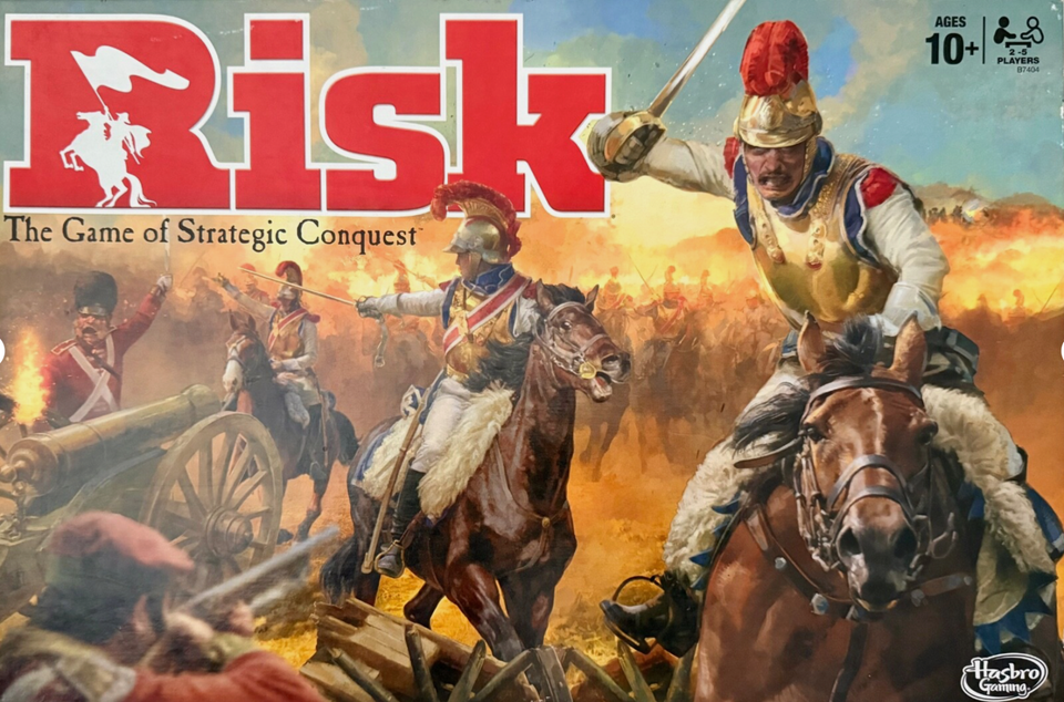 Risk Game Green Military Miniatures Infantry Cavalry Artillery Set w ...