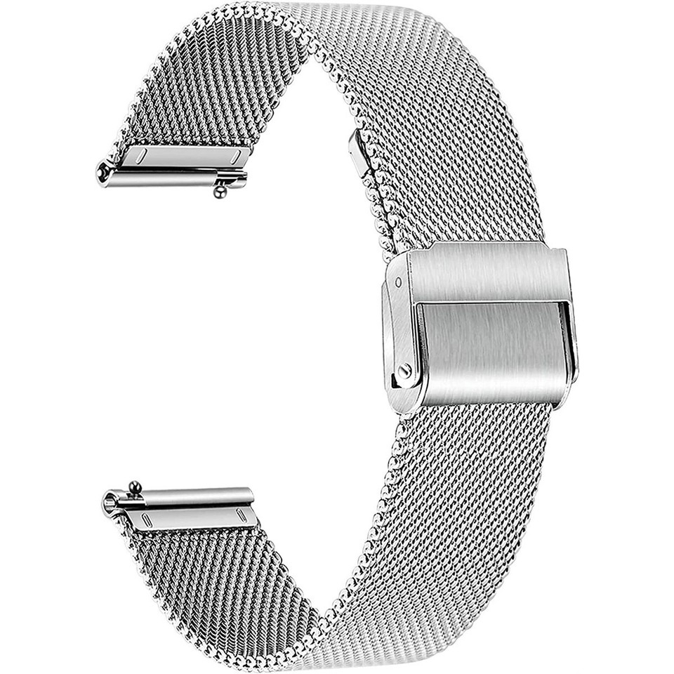 Stainless Steel Milanese Watch Strap 18–24mm Quick Release Mesh ...