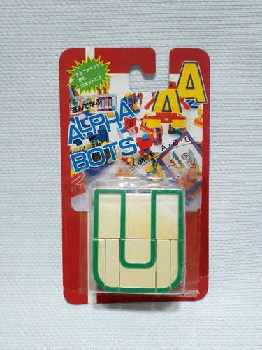 Masudaya 1994 Alphabots Alphabot U Alphabet Deformation Robot Showa ...