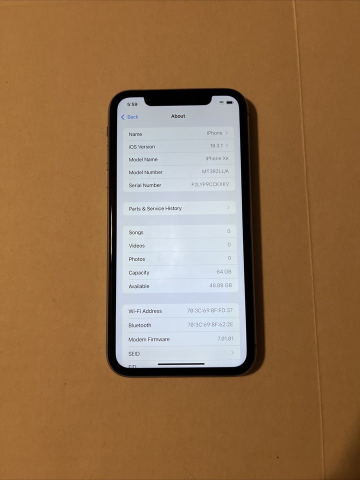 iPhone XR Blue Face Id Issue | eBay