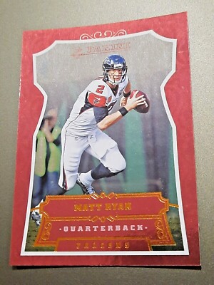 MATT RYAN-2016 PANINI PINK RED FOIL 🏈 FOOTBALL CARD-ATLANTA FALCONS #34 ...