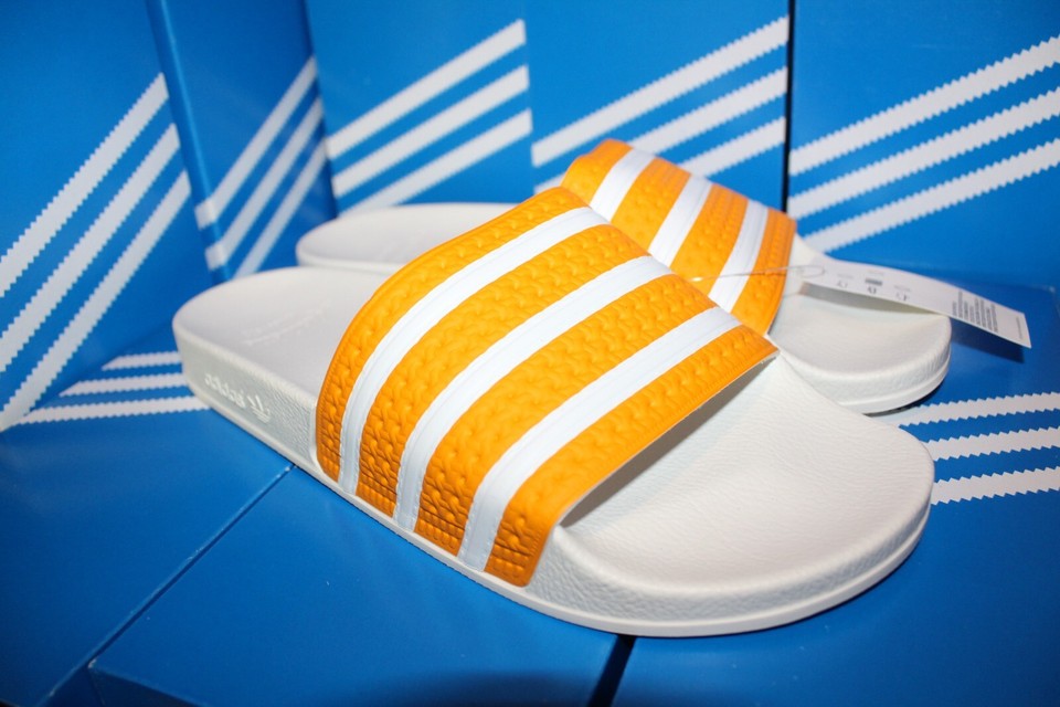NEW ADIDAS ORIGINALS MEN'S ADILETTE TREFOIL SLIDES ~SIZE 10 #GY2101 ...