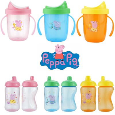 Peppa Pig Non Spill Toddler Beaker, Twin Handle Cup, BPA Free Sippy Cup ...