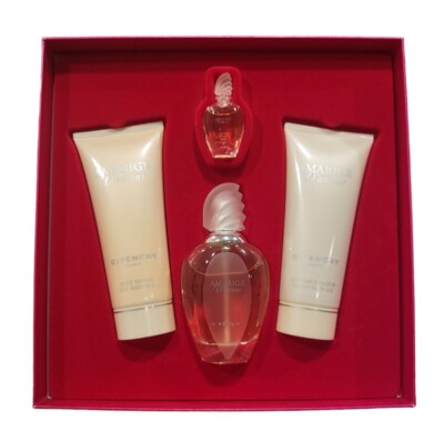 AMARIGE D'amour GIVENCHY 1.7oz EDT SPRAY 4PC GIFT SET FOR WOMEN New In ...
