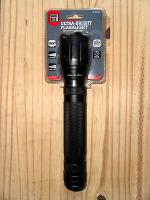 SURE BILT 800 LUMEN LED ULTRA-BRIGHT FLASHLIGHT 3 MODES - BATTERIES ...