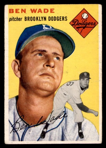 1954 Topps Baseball #126 Ben Wade VG *f1 | eBay