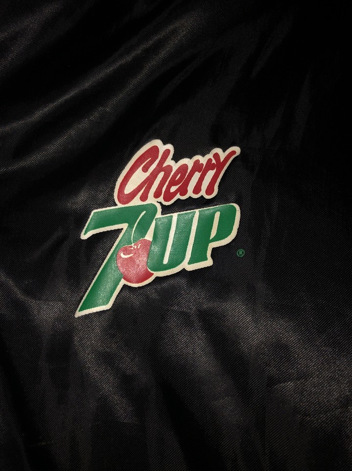 Rare 70’s/80’s Era Cherry 7up Logo Satin Jacket Official Sz M Egats ...