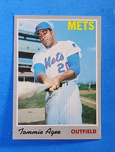 1970 TOPPS BASEBALL #50 TOMMIE AGEE METS EX-MT+ | eBay