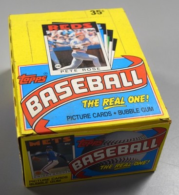 1986 Topps Baseball Complete Wax Box (36 Factory Sealed Wax Packs) | eBay
