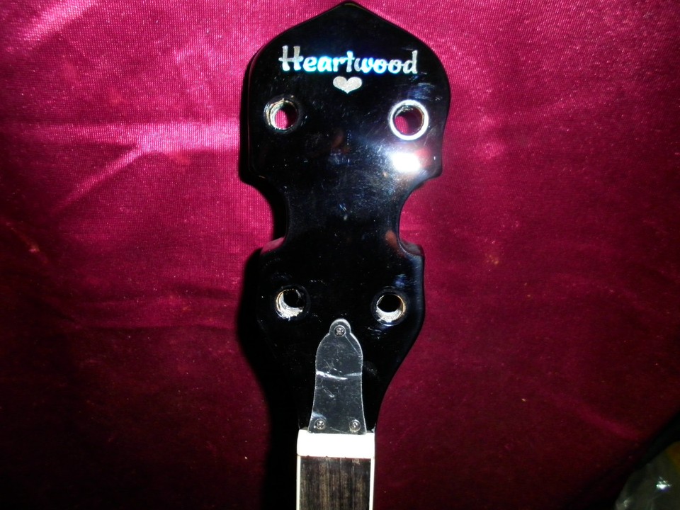 5-String Banjo Neck With (Fancy Inlays) Bound neck and Heal | eBay