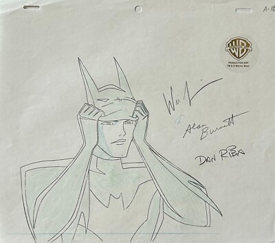 BATMAN Original Production Drawing SIGNED 3x A15 BATMAN BEYOND Robot CC ...