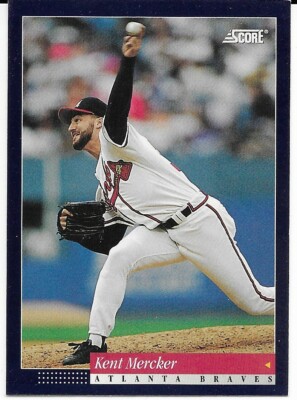 1994 Score #126 Atlanta Braves Baseball Card Kent Mercker | eBay