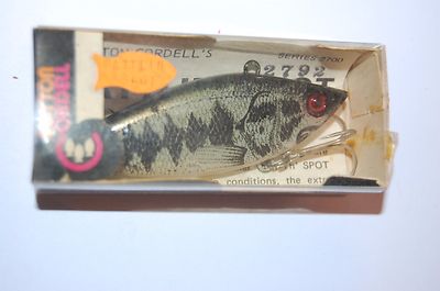 old cotton cordell rattlin spot rattle trap bass rat l trap 2792 series ...