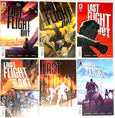 LAST FLIGHT OUT #1-6 COMPLETE SET 2 3 4 5 CVR A 1ST PRINT 2021 LOT DARK ...